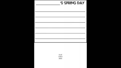 Spring Sequence Writing THE CHICK'S SPRING DAY by Presley's Print-ables