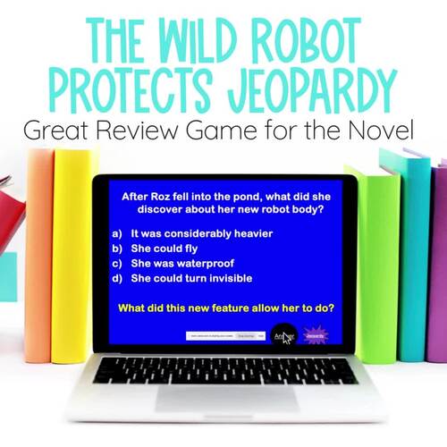 The Wild Robot Protects by Peter Brown Jeopardy by Reading Under the ...
