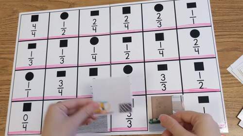 TOYS Shape Fractions Matching Mystery Picture Reveal | Geometry Center