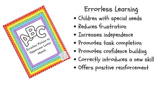 Errorless ABC File Folder/Binder Activities | TPT