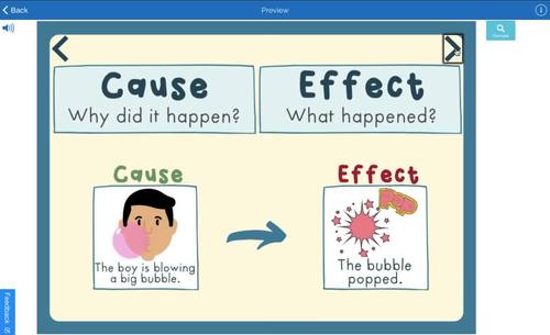 Cause and Effect BOOM Cards Speech Therapy Digital Resource by Therabuddy