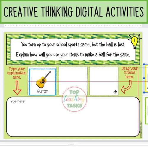 Creative Thinking Digital Writing for Google Drive® | Distance Learning