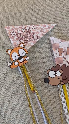 Fall/Autumn Pennant/Wands by A Teaspoon of Teaching | TPT