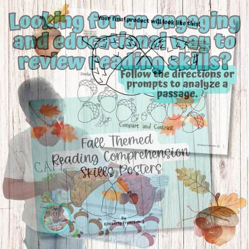 Fall Reading Skills Interactive Posters Ideas l Reading Comprehension l ...