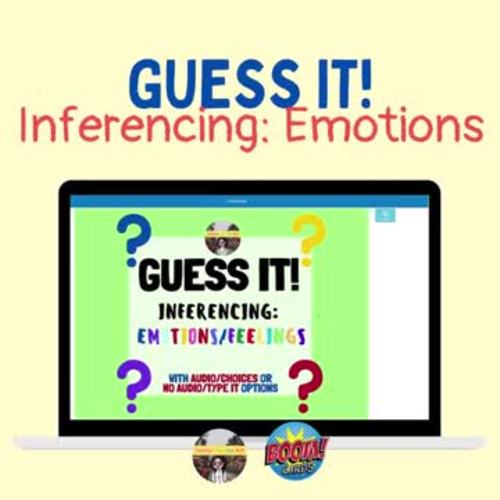 Guess It! Inferencing: Emotions/Feelings by Teacher Jen the SLP | TPT