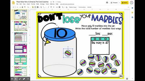 Place Value - Tens & Ones - Digital Math Practice Activities - 1st ...