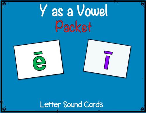 Y as a Vowel Packet : Letters, Pictures, Words & Worksheets | TPT