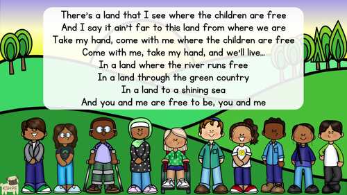 Music: Free To Be You And Me, Vocal Music Education, Children's Song