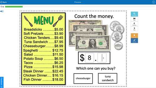 Counting Money Mixed Coins & Bills Boom Cards Task Cards Real World Math