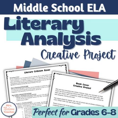 ELA End-of-Year Activities Middle School Literary Analysis | TPT