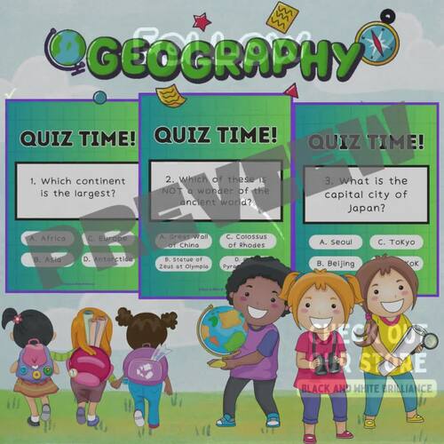 Geography Explorer: Countries, Capitals, and Landmarks Quiz (PTTX Edition)