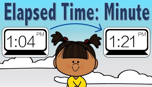 Elapsed Time: To the Minute Within an Hour: Math Brain Break | TPT
