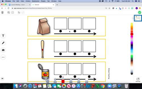 Distance Learning with Seesaw: CVC Words (ALL Sounds) by iHeart Teaching