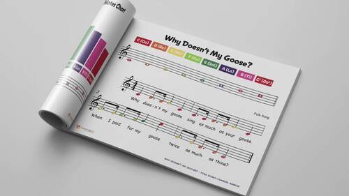 Play "Why Doesn't My Goose?" - Folk Song | Boomwhackers Sheet Music & Chart