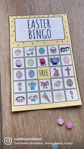 Easter Bingo Game for Kids – Printable Spring Party and Classroom Activity