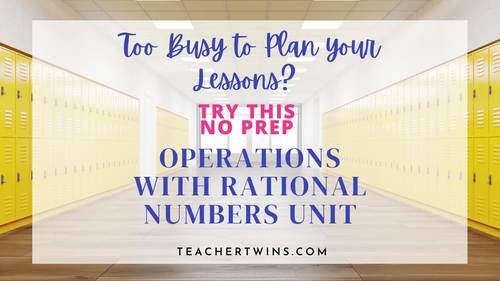 Add, Subtract, Multiply and Divide - Operations with Rational Numbers