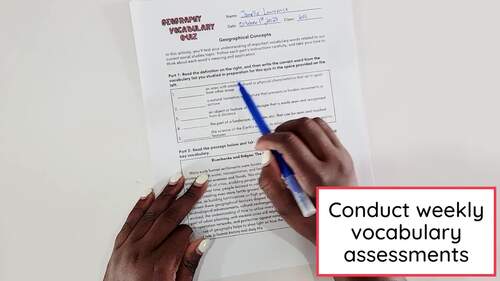 10 Social Studies Quizzes for Middle School Geography Vocabulary