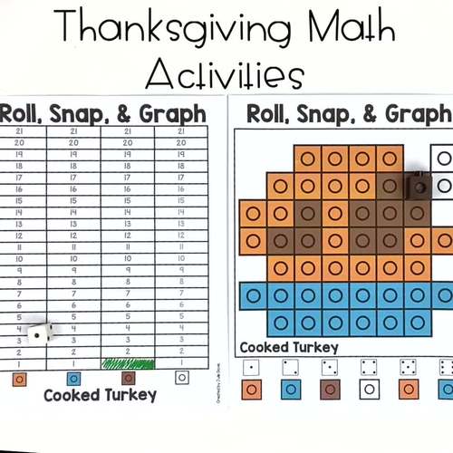 Thanksgiving Math Centers | Graphing Worksheets | TpT