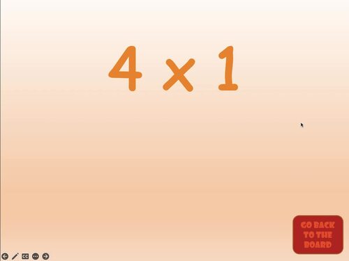 TIC TAC TOE powerpoint GAME on 4 TIMES TABLE by The French English teacher