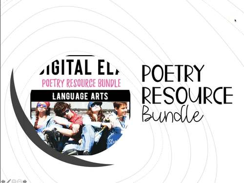 Poetry Unit and Activities Bundle | Google Classroom | TpT