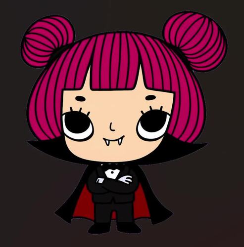 Halloween Chibi Girl Clipart | 13 Cute Hand Drawn Characters | PNG with ...