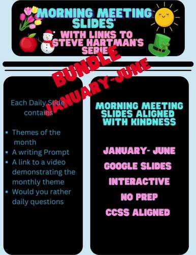 Second Semester 2025 Morning Meeting / Classroom Community Daily Slides ...