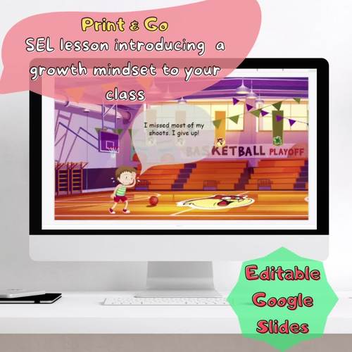 No-prep, Upper Elementary Growth Mindset Lesson: Winter/Christmas SEL ...