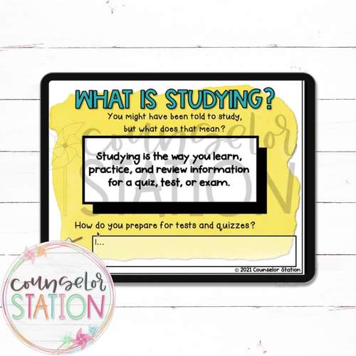 Study Skills - How to Study Digital Lesson for Google Slides™ and ...
