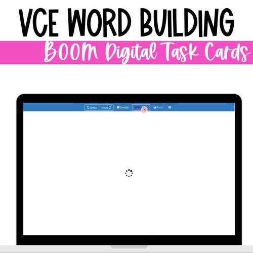 Digital Word Work Word Building Boom Task Card Activities for Phonics