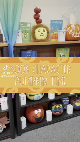 Book Character Pumpkins by Love Our Library | TPT