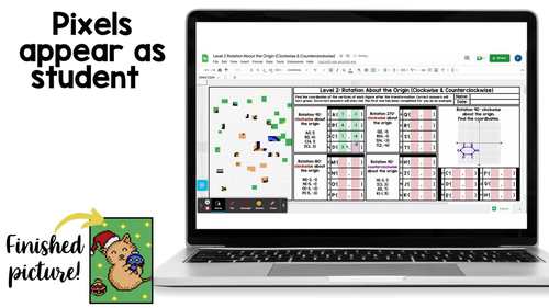 [Winter Math] 8th Grade Digital Pixel Art BUNDLE Winter Activities CCSS ...