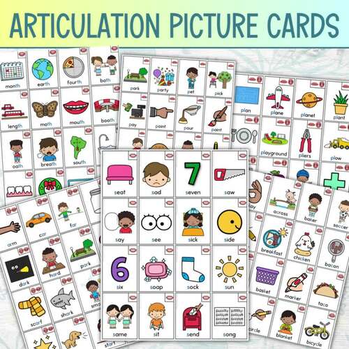 Articulation Flashcards Bundle | Print and Digital by In Unison Speech ...