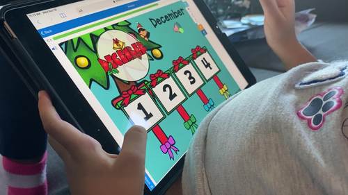 Christmas Boom Cards | Syllables | Spanish | Google Slides | Segmenting ...