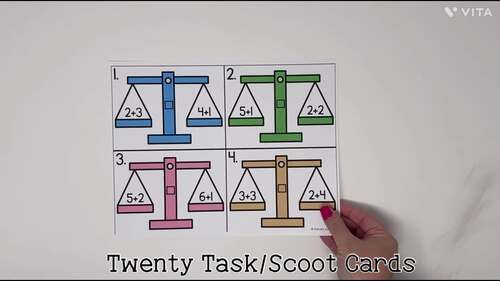 True False Balancing Equations Scoot Game Task Cards Write the Room ...