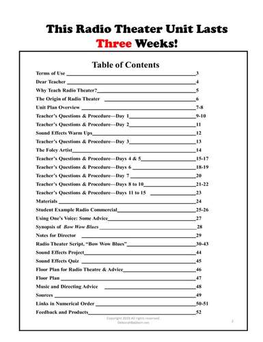 Funny Radio Drama Play Scripts and Unit by Dramamommaspeaks | TPT