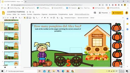 Pumpkins Math Digital Activity - Counting Activity by The DecoCrafty ...