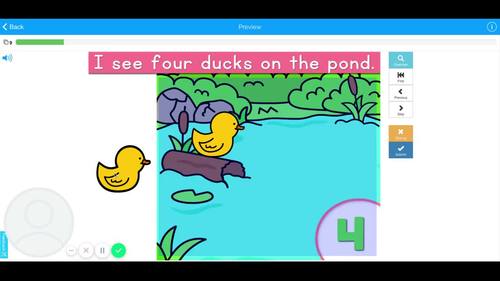 Counting Ducks on the Pond 1-10 | Boom Cards™ Digital Task Cards
