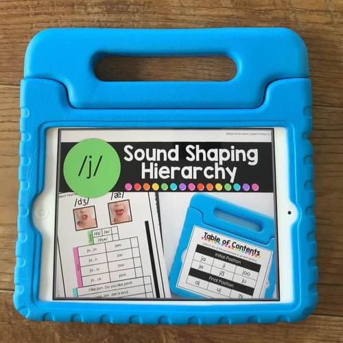 The J Sound Shaping Hierarchy Curriculum by Nicole Allison | TpT