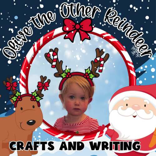 Olive the Other Reindeer Crafts | Christmas Writing Crafts | TPT