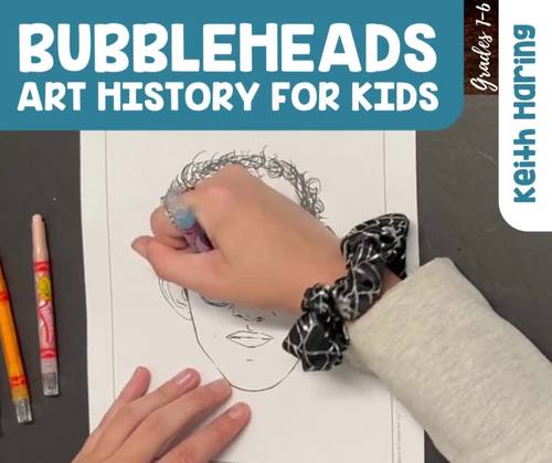 Keith Haring Famous Artist Sketch Notes for Elementary Art - Bubblehead ...