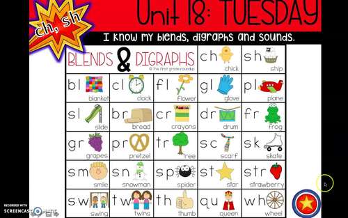 OU OW Vowel Diphthongs Phonics Lessons Digital Unit 33 for First Grade