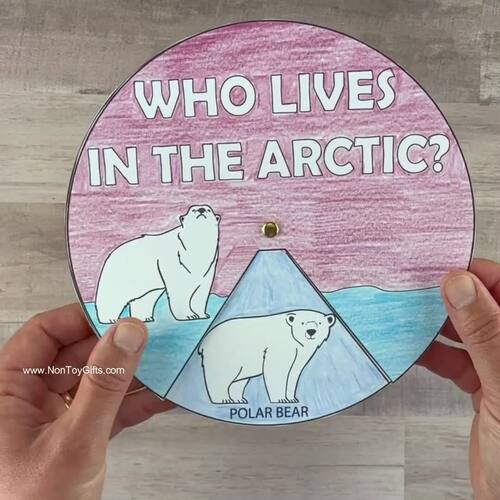 Arctic Animals Craft - Who Lives In The Arctic: Reindeer, Polar Bear ...