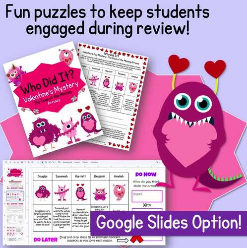 Valentine's Day Mystery Science Activity Packet (Print & Google Slides ...