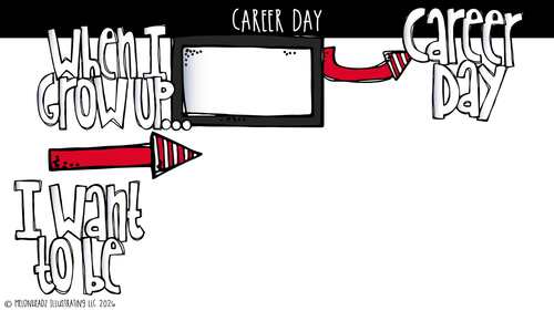Career Day clip art, job, occupation COLORED Version by Melonheadz Clipart