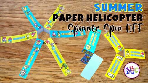 STEM Activity Summer Paper Helicopter Challenge by myABCdad Learning ...