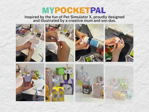 Halloween Paper Craft & Coloring: 3D MyPocketPal Decorations & Spooky ...