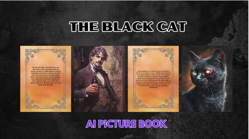 THE BLACK CAT by Edgar Allan Poe- AI Illustrated Story-ELA Literature