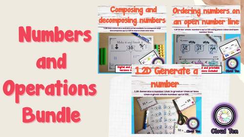 Numbers and Operations Bundle by Cloud Ten | TPT