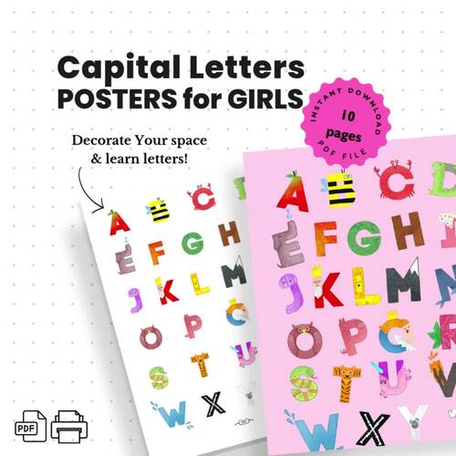 ABC Posters | Alphabet Classroom Preschool | Montessori Classroom ...