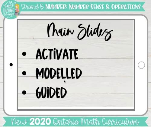 Variables, Equations & Inequalities Grade 3 2020 Ontario Math DIGITAL ...